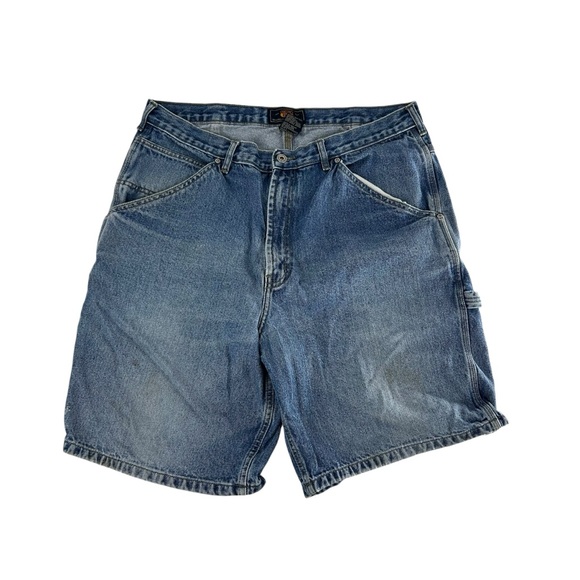 Route 66 | Shorts | Vintage Route 66 Jorts Men 38 Blue Y2k Baggy Carpenter Denim Carhartt Style ...